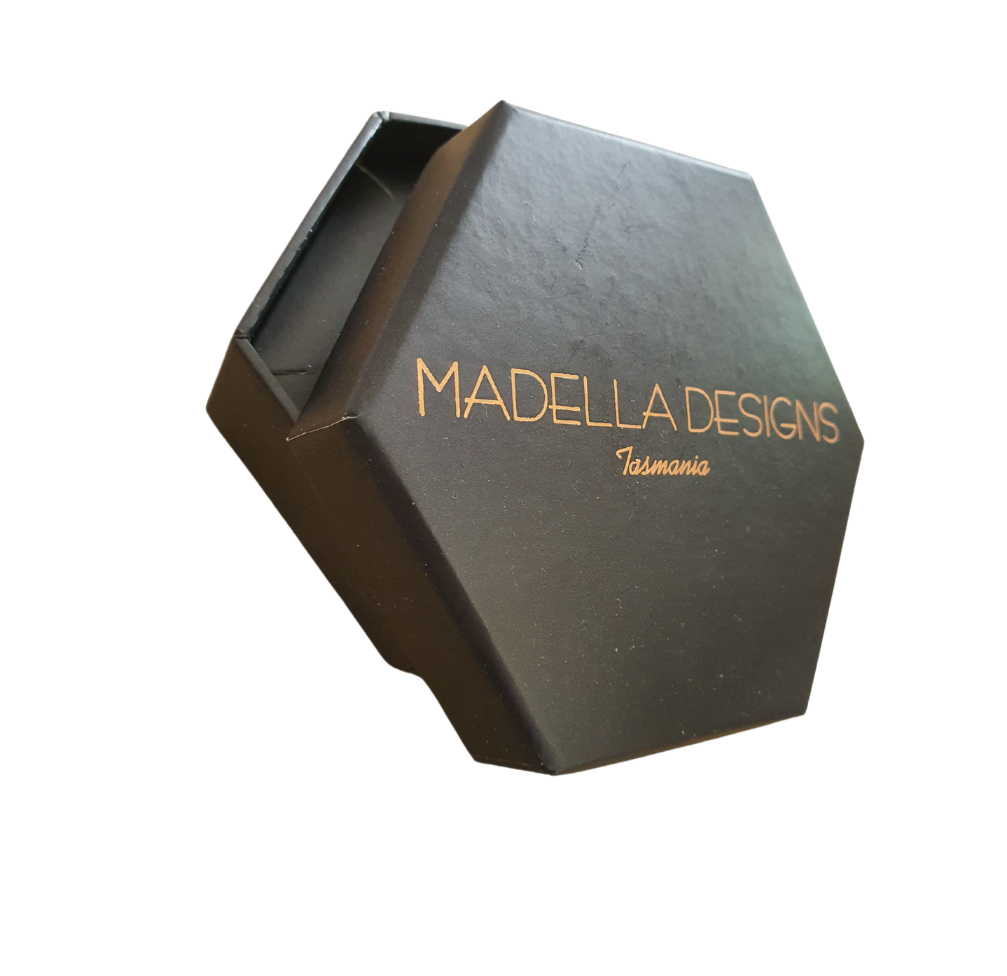 Nadia Rose gold & silver textured melt dangles – Madella Designs