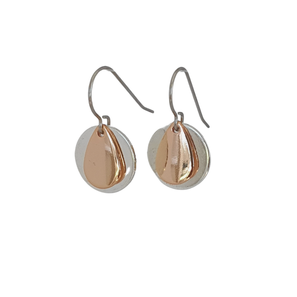 NEW Harlyn silver & rose gold dangle – Madella Designs